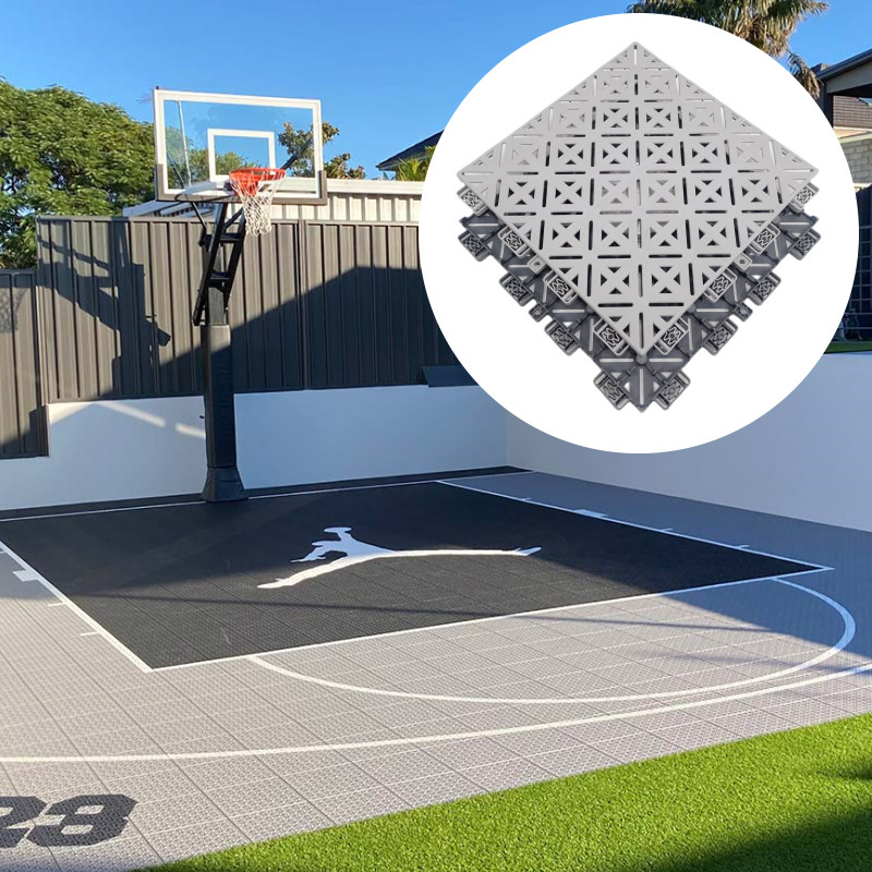 Modular Basketball Court Tiles PP Interlocking Tiles CE RoSH
