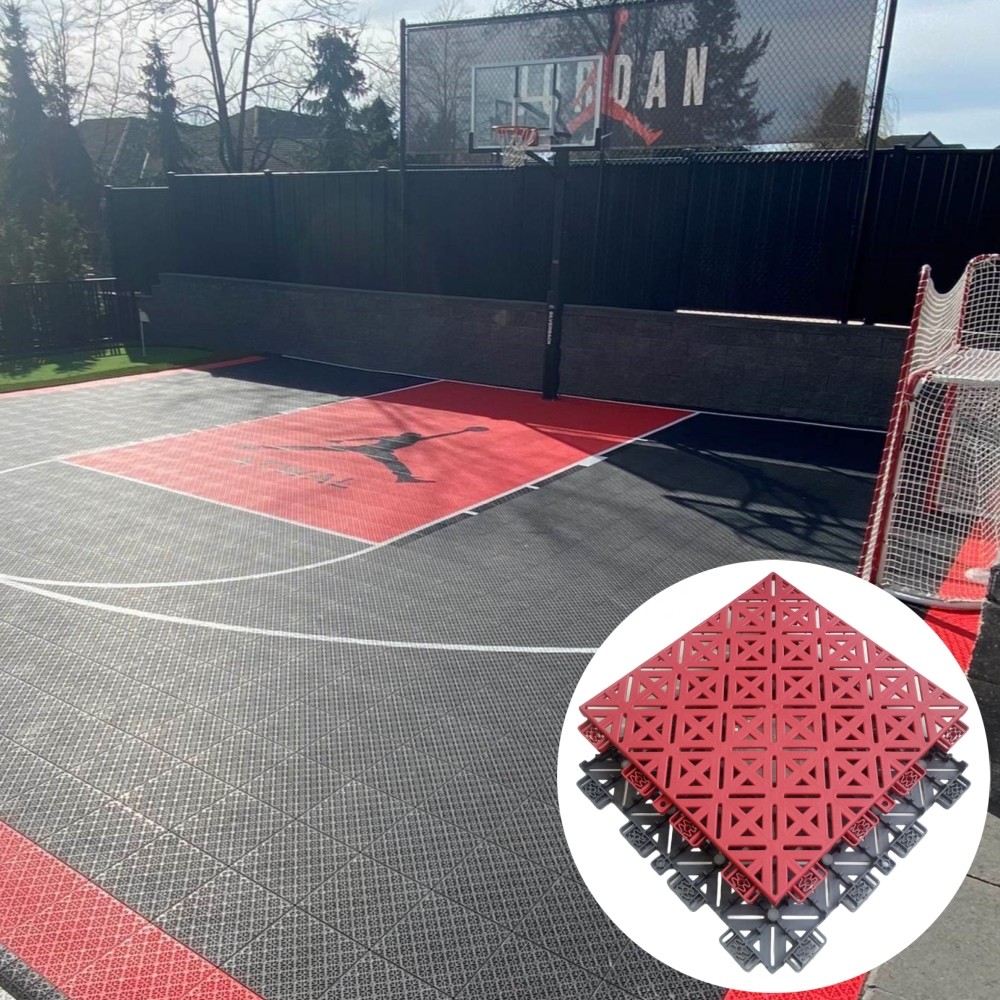 RCHS Portable Multi Purpose Basketball Court Tiles Outdoor Sports Flooring